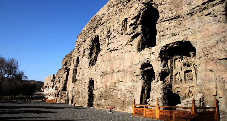The Yungang Grottoes (Yungang Caves), Datong, N. China
