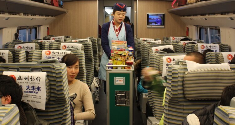 First Class vs Second Class on China High-speed Rail
