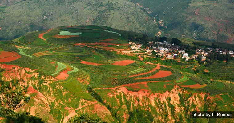 Dongchuan Red Land near Kunming, China’s Largest Red Land
