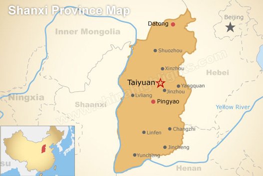 Shanxi Map