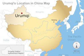 Urumqi Map, Map of Urumqi, Urumqi China Map, Urumqi City Map, China ...