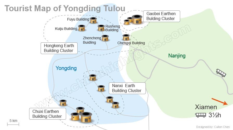 Which Fujian Tulou (Earthen Castles) to Visit