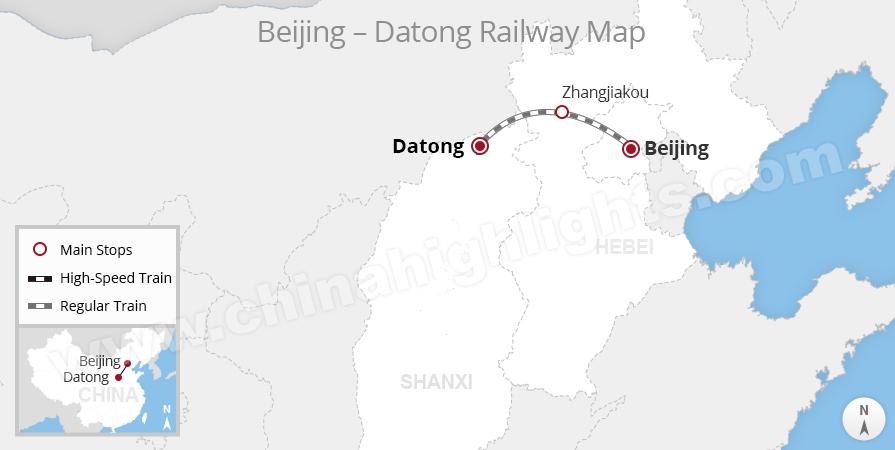 Beijing – Datong High-Speed Train, Train Ticket Booking, China Highlights