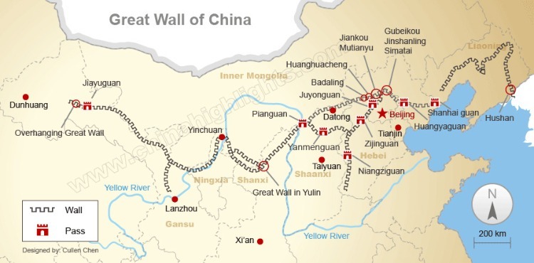 The Best 10 Sections/Parts of the Great Wall to Visit