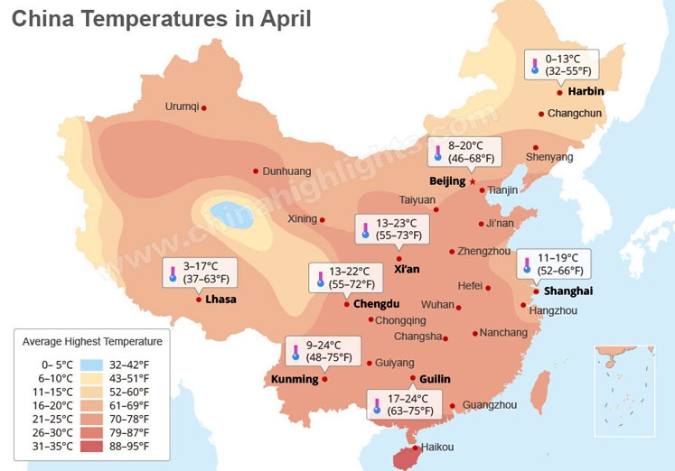 China Weather in April: Travel Tips for April