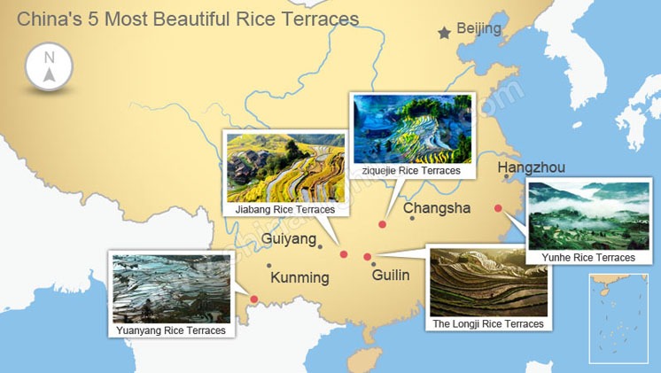 China's 5 Most Beautiful Rice Terraces — Longji, Yuanyang...