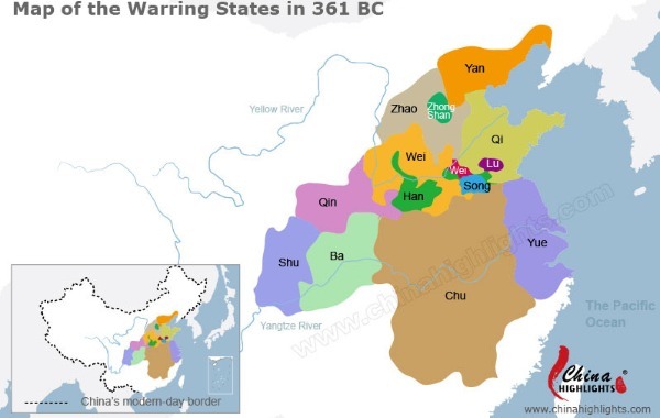 Ancient China Maps, Maps of Ancient China