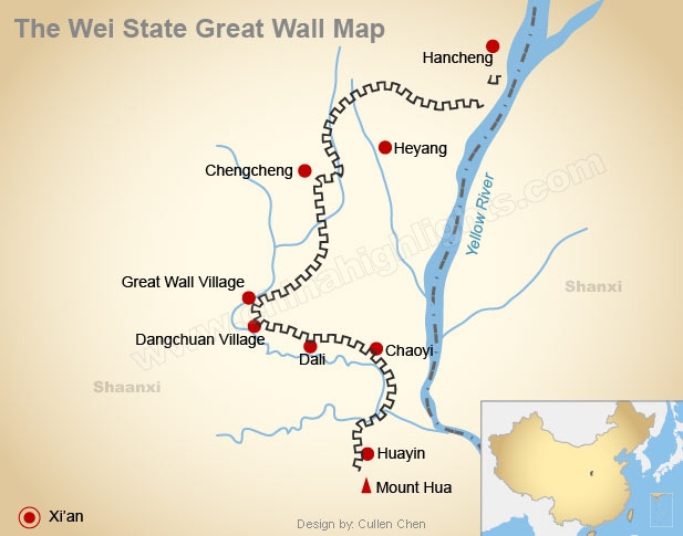 You Should Know Where the Wei Great Wall Is