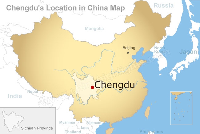 Chengdu Maps - City Map, Attractions Map