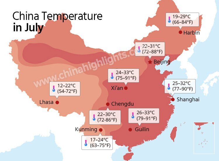 China Weather in July 2026: How to Avoid Heat and Crowds