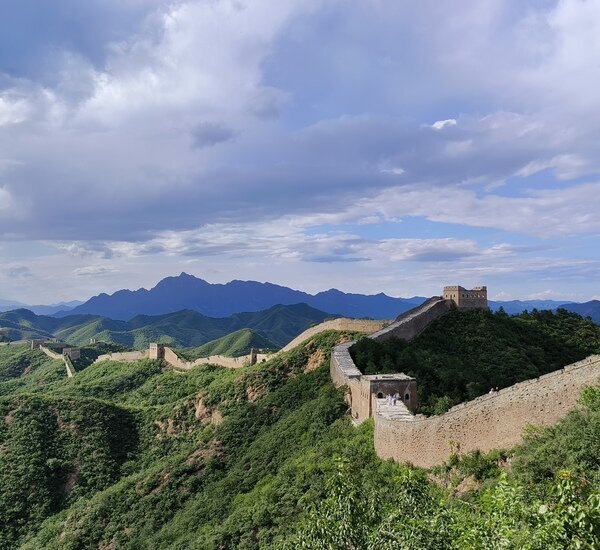 Ming Dynasty Great Wall A Section Of Great Wall Built In The Ming