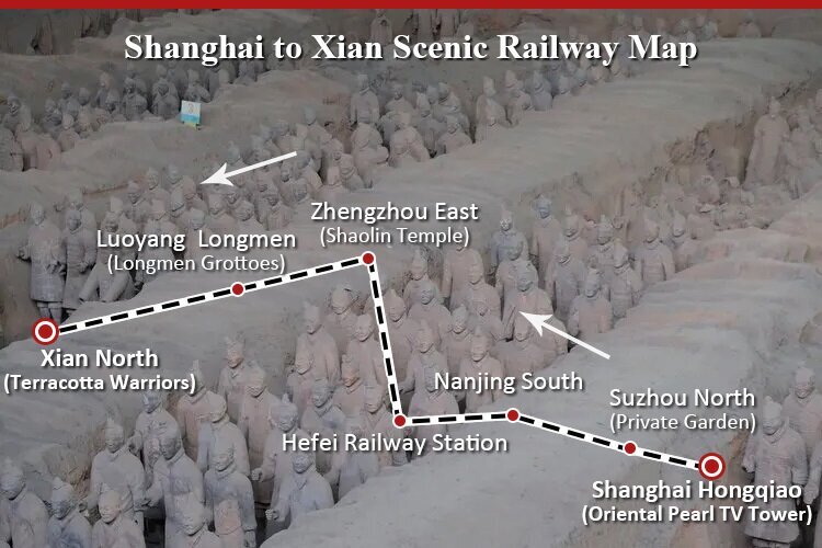 Shanghai-Xian Bullet Train Schedules and Fares