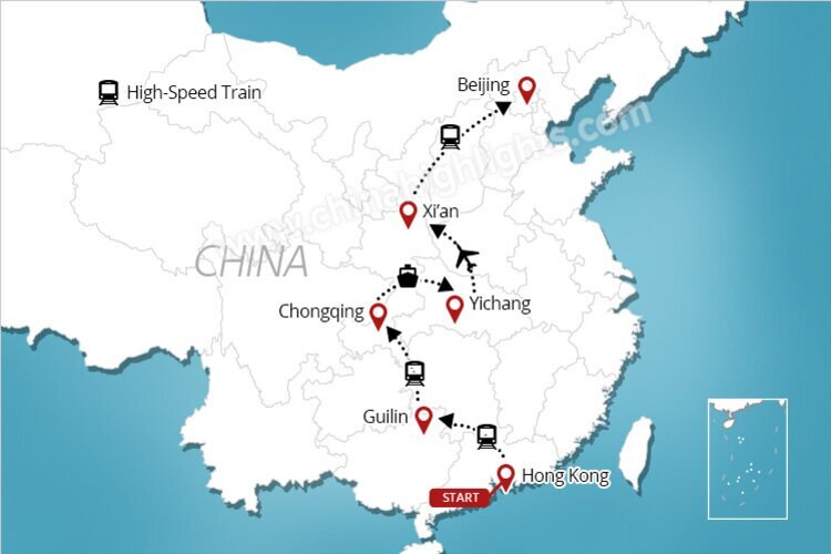 14-Day Three Gorges with Classic China Tour